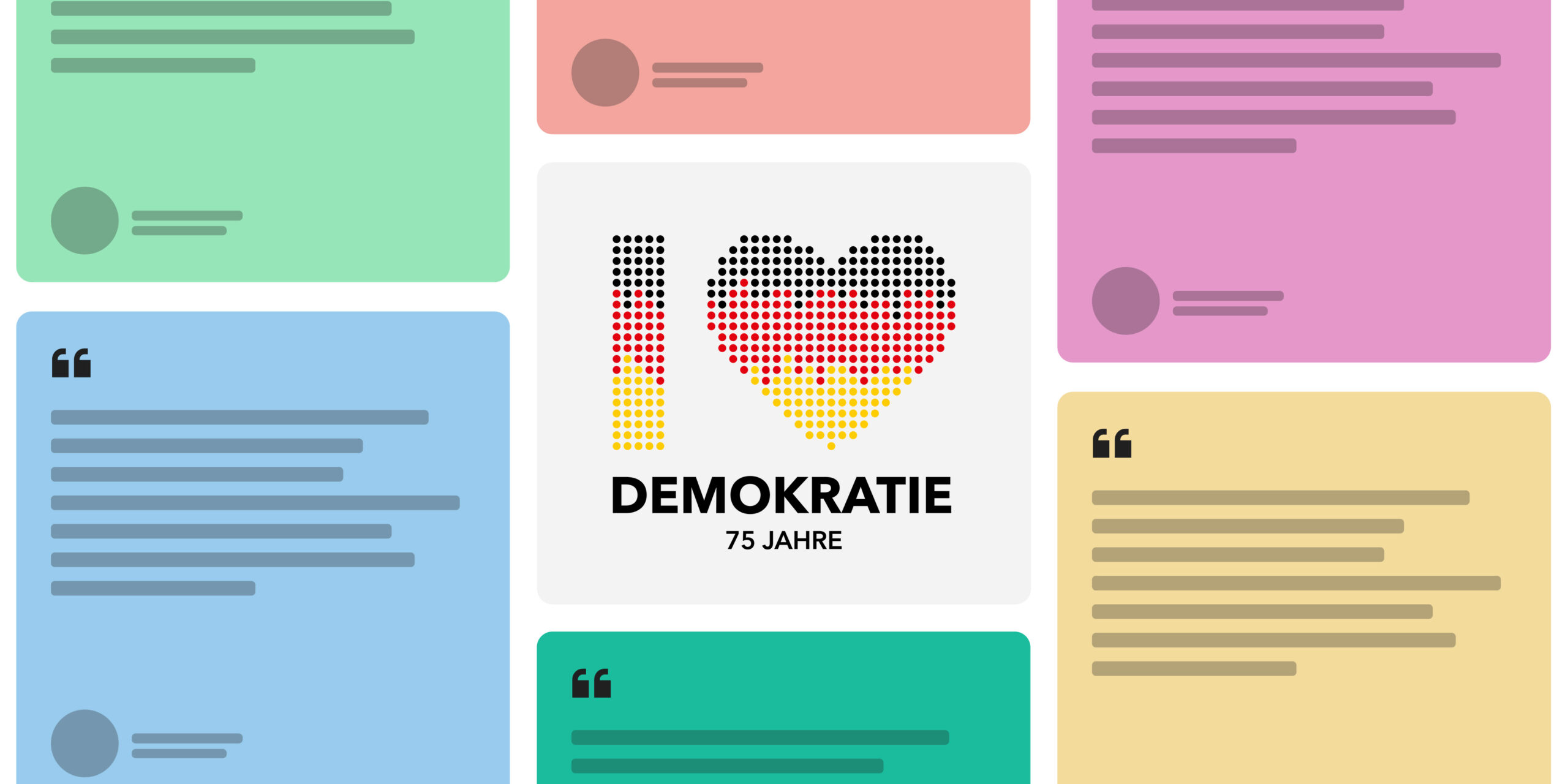 Stimmen für Demokratie 2024 in Deutschland